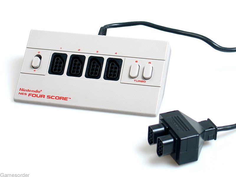 Original Nintendo Nes Four Score Multiplayer 4 Spieler Adapter Ebay